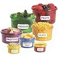 Portion Control Containers Kit 7-Piece Set Efficient Nutrition Healthy ...