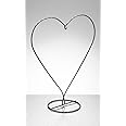 Silver Heart Shaped Display Stand : Amazon.co.uk: Home & Kitchen