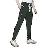 HVBK Men Regular Fit Track Pants (119-A-White_Small) : Amazon.in ...