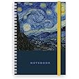 A5 Spiral Bound Journal Notebook- Van Gogh - Starry Night Cover Design ...