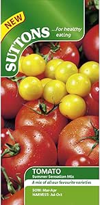 Suttons Seeds Tomato Summer Sensation Seeds : Amazon.co.uk: Garden ...