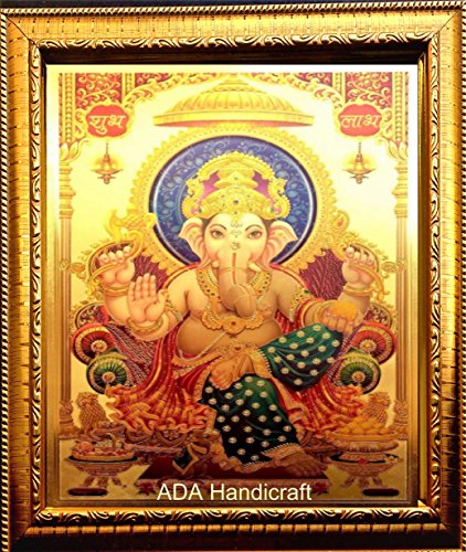 Buy ADA Handicraft Hindu Lord Goddess God Religious Framed Painting for ...