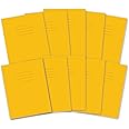 Hamelin A5 Exercise Books, 48 Pages, Yellow, Pack of 10 for School, 8 ...