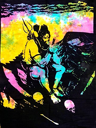 Buy Hindu Lord Shiva Goddess God Religious Cotton for Wall and Pooja ...