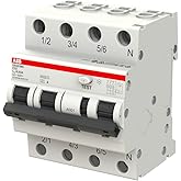 ABB RCBO DS203NC FI/LS-Schalter 16A, 4-polig Typ C, Empfindlichkeit ...