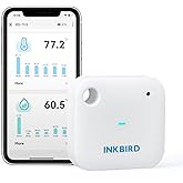 INKBIRD WiFi Thermometer Hygrometer IBS-TH5-WIFI 8-in-1 Indoor Temperature and Humidity Monitor ...