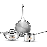 Buy Bergner Tripro Triply Stainless Steel 3 Pc Cookware Set, 24 cm ...
