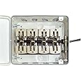 Electric Changeover Switch - 63 Amp - 4 pole 415 volt Jointless metal ...