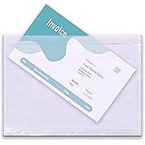 Triplast 100 x A5 Printed Document Enclosed Wallet (225 x 165 mm) | Peel & Seal Clear Plastic ...