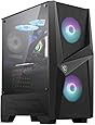 MSI MAG FORGE 100R Mid Tower Gaming Computer Case 'Black, 2x 120 mm ...