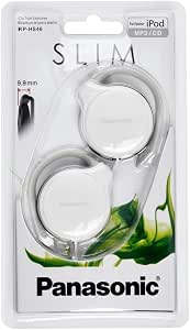 Panasonic RP-HS46E-W Slim Clip on Earphones - White: Amazon.co.uk ...