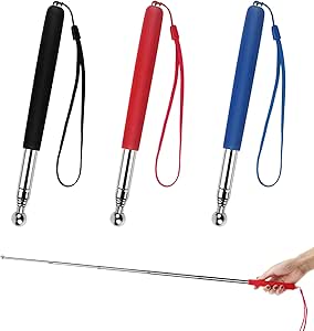 Chudian 3 Pack Retractable Pointers, Telescopic Pointer Hand Pointer ...