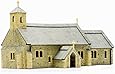 Dapol Model Railway Village Church Plastic Kit - OO Scale 1/76: Amazon ...