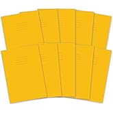 Hamelin A5 Exercise Books, 48 Pages, Yellow, Pack of 10 for School, 8 ...