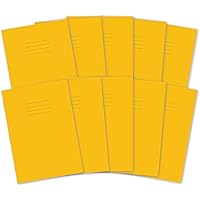 Hamelin A5 Exercise Books, 48 Pages, Yellow, Pack of 10 for School, 8 ...
