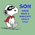 Cards Hallmark Peanuts Snoopy Son Birthday Son Know what's amazing ...