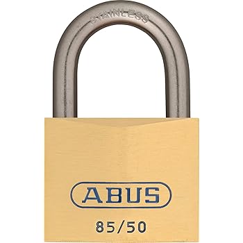 ABUS Messing-Vorhangschloss 85/50 02386: Amazon.de: Baumarkt