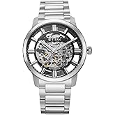 Titan Phoenix Skeletal Automatic Analog with Gun Dial Black Stainless ...