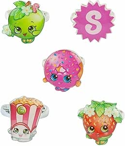Shopkins Ring Set Series 1 : Amazon.co.uk: Toys & Games