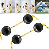 2 Pairs of Aslatuas Rhythmic Ball, Kashaka Shaker Instrument Classical ...