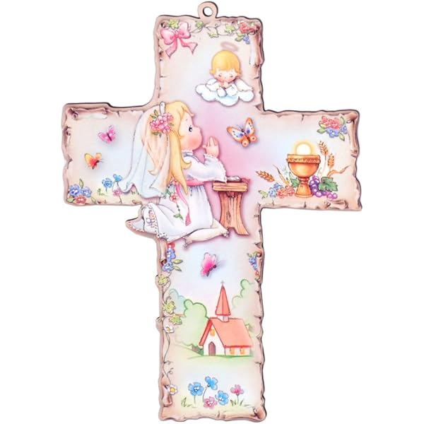 Clip Art Croce Battesimo Bambina