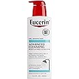 eucerin advanced cleansing body and face cleanser, 16.9 fluid ounce ...