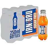 IRN-BRU XTRA, 24 Pack Zero No Sugar & Low Calorie Fizzy Drinks Multipack Cans with XTRA Taste ...