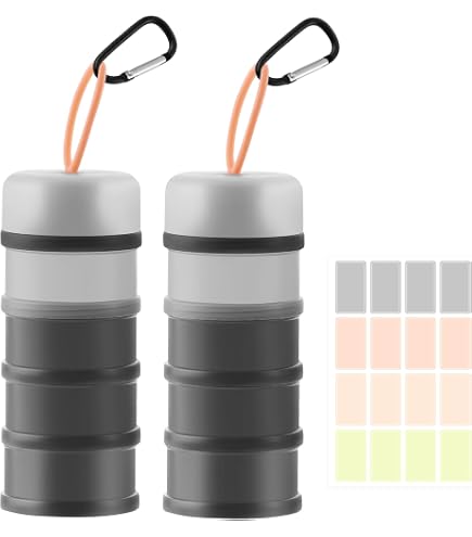 Portable Protein Container Protein Powder Travel Container Set Reusable ...
