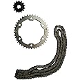 Drive Chain Premium Sprocket Kit for Yamaha FZ V2 (Double Disc), FZ-S ...