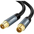 KabelDirekt 3m Coaxial Aerial/Antenna Cable (Male to Female, 75 Ohm ...