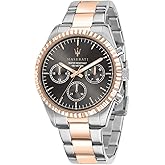 Maserati Men's Stainless Steel, Gun PVD Watch, Competizione Collection ...