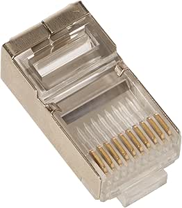 FTP RJ48 RJ50 connector male 10P10C 100 units: Amazon.co.uk: Electronics