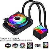 GOLDEN FIELD SF240 RGB All-in-One Liquid CPU Cooler With 240mm Radiator ...
