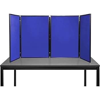 Tabletop Folding Exhibition Display Board Large - 3 Panel + Header ...