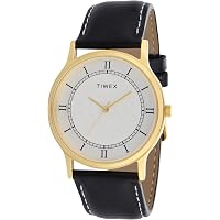 TIMEX Analogue Men's Watch (White Dial Black Colored Strap) : Amazon.in ...