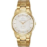 Titan Regalia Sovereign Quartz Analog with Date Silver Dial Stainless ...