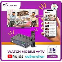 Catvision DD FreeDish HD Set Top Box | Watch 115+ TV Channels Lifetime ...