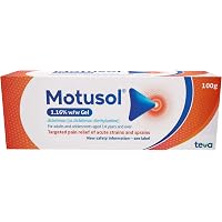 Motusol Max 2.32% w/w Gel 30g – Targeted Pain Relief of Joints ...