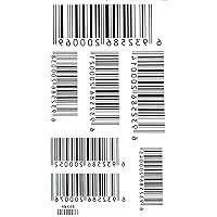 Temporäres Strichcode Tattoo Balkencode Tattoo Barcode Tattoo Fake Tattoo HM448 : Amazon.de ...