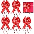 Prmape 30 PCS Red Pull Bows, Pull Bows for Gift Wrapping, Pull ribbon ...