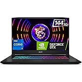MSI Katana GF66, Intel 12th Gen. i5-12450H, 40CM FHD 144Hz Gaming Laptop (8GB/512GB NVMe SSD ...
