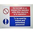 Multi-Purpose Signs Do not Talk to or Distract The Operator While This ...