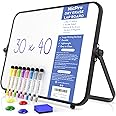 Nicpro Dry Erase Small Whiteboard A3 with Non-Slip Stand, 30 x 40 cm ...