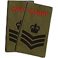 Contact Left Embroidery Official CADET Staff Sergeant Pair of ACF/CCF ...
