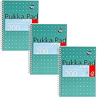 Pukka Pad, Striped Jotta Pad A5 Notebook 3-Pack with Twin Wire Binding ...