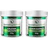 CALCIUMLACTAT 50g UND NATRIUMALGINAT 50g - MOLEKULARE ZUTAT FÜR DIE ...