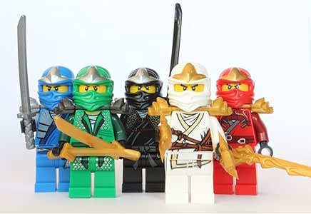 LEGO Ninjago - 5 ZX Ninjas - Lloyd, Kai, Cole, Jay & Zane: Amazon.co.uk ...