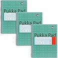 Pukka Pad, A4 Squared Metallic Jotta Book 3 Pack – 29.7 x 23cm ...