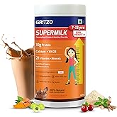 Gritzo SuperMilk Height+ (13+y Boys & Girls), 13g Protein Powder ...