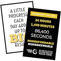 PRINTNET Value of Time Motivational Poster for wall, room or office ...